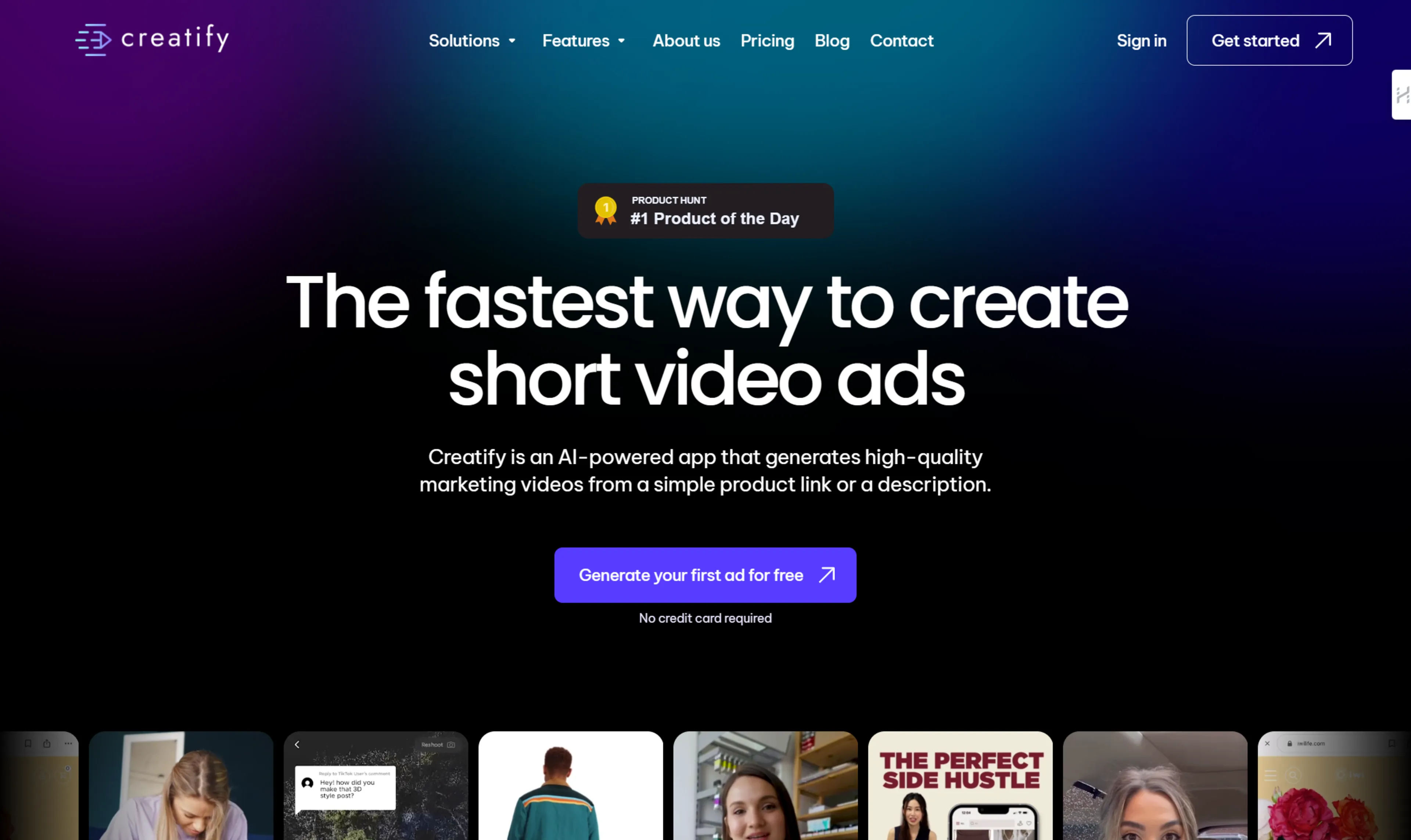 Creatify : L'outil IA incontournable pour booster votre créativité - IA-insights