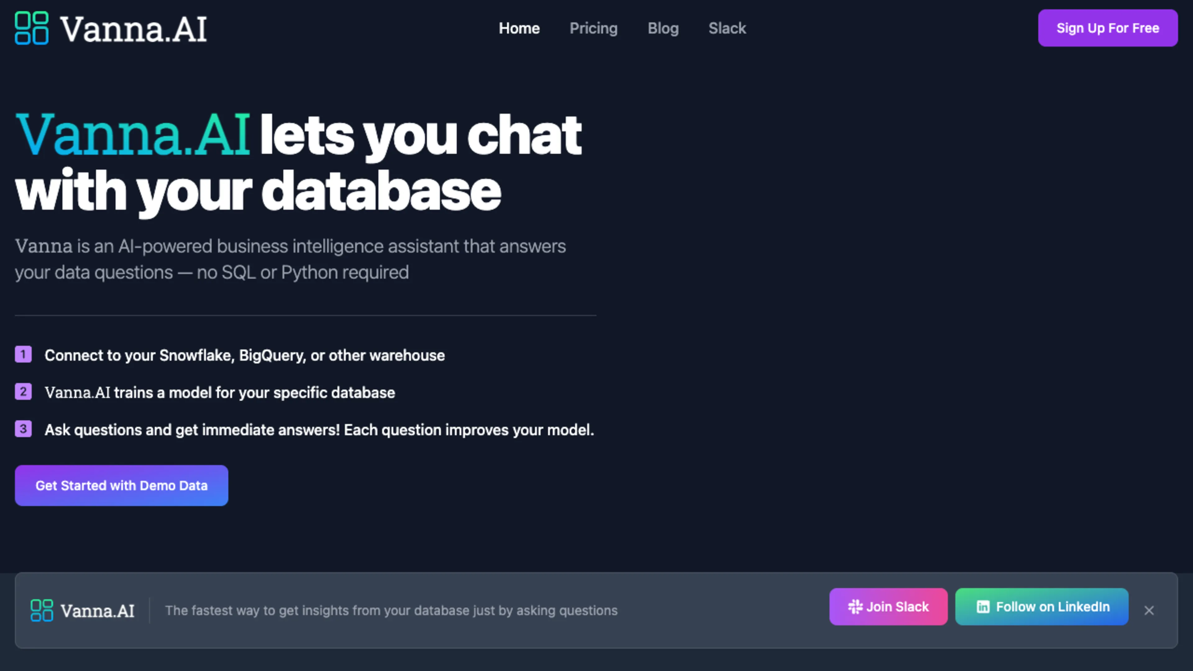 Vanna AI : L'assistant Intelligent pour Optimiser Votre Productivité - IA-insights