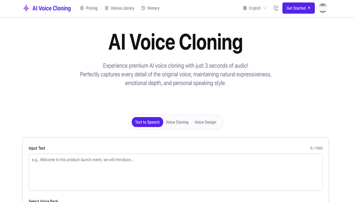AI Voice Cloning : Clonage vocal IA text-to-speech multilingue 3 ...